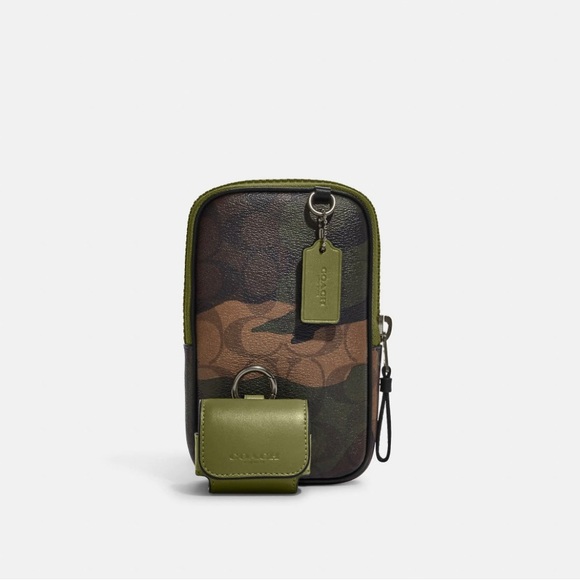 Coach | Bags | Nwt Coach Multifunction Phone Pack In Signature Canvas ...